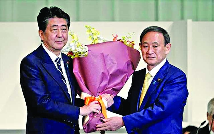 Japan's Suga wins party leadership race | The Asian Age Online, Bangladesh