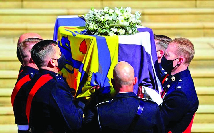 Prince Philip makes final journey | The Asian Age Online, Bangladesh