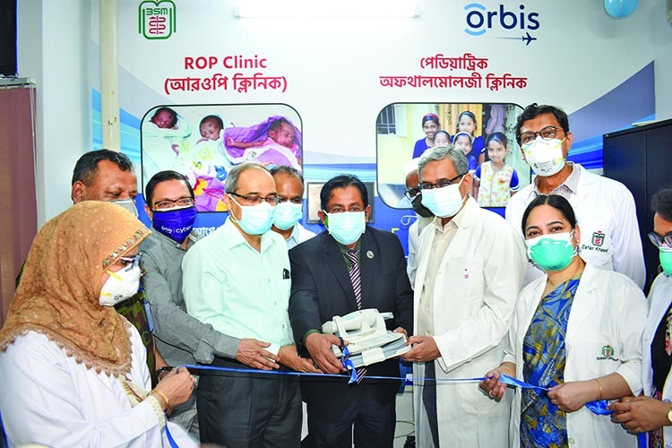 ROP center to reduce preventable blindness launched at BSMMU | The ...