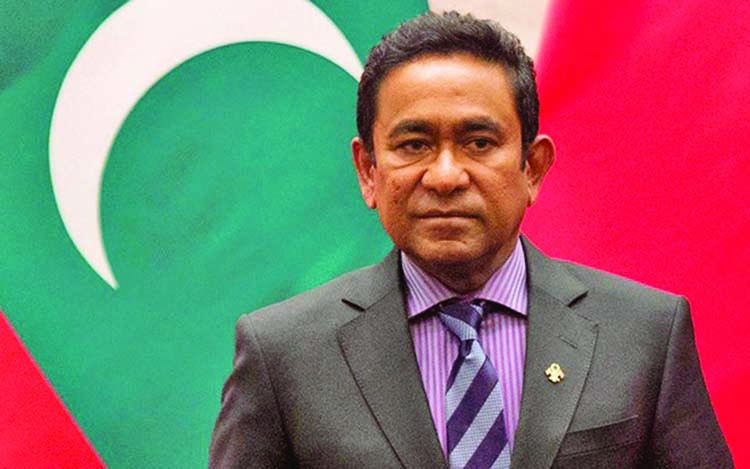 Maldives' ex-president Yameen walks free after graft conviction ...