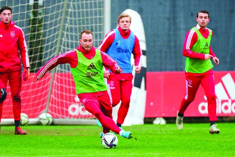 Denmark's Eriksen starts comeback training with Ajax | The Asian Age ...