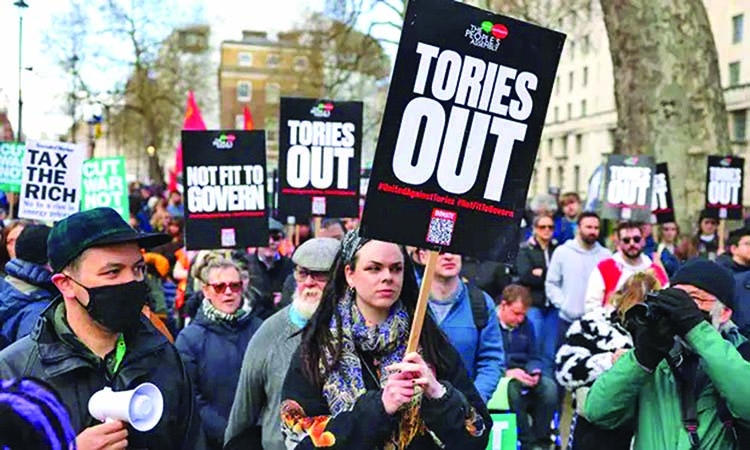 Protests over soaring energy prices take place across UK | The Asian ...