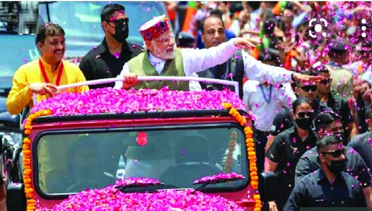 Tibetan artists welcome Modi with Tashi Shopa dance | The Asian Age ...