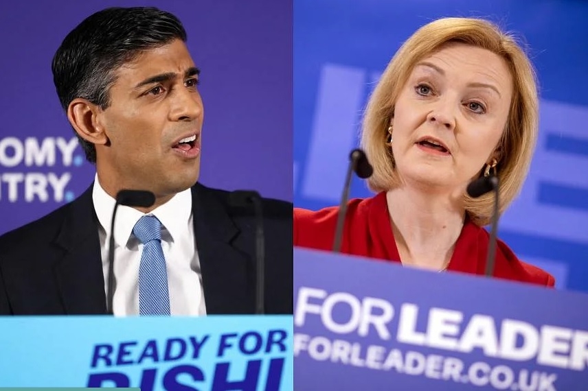 UK's Sunak and Truss clash over tax in leadership debate | The Asian ...