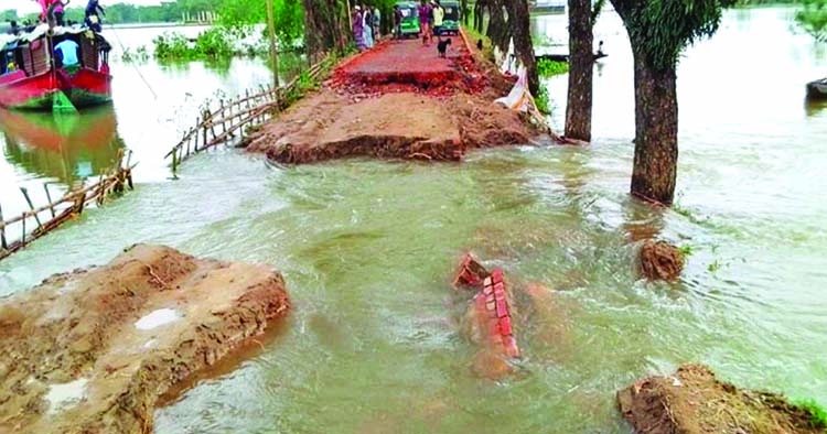 Flood damages 65 km roads in Sylhet city | The Asian Age Online, Bangladesh