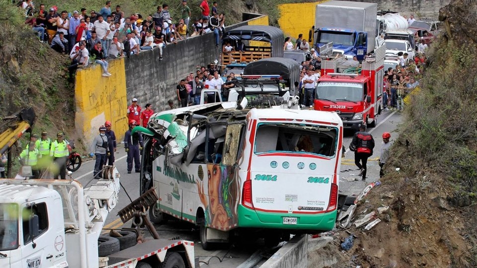 At least 20 dead in Colombia bus accident: police | The Asian Age ...