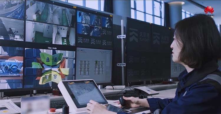 China's Tianjin port reaps huge benefits of Huawei's Smart Port ...