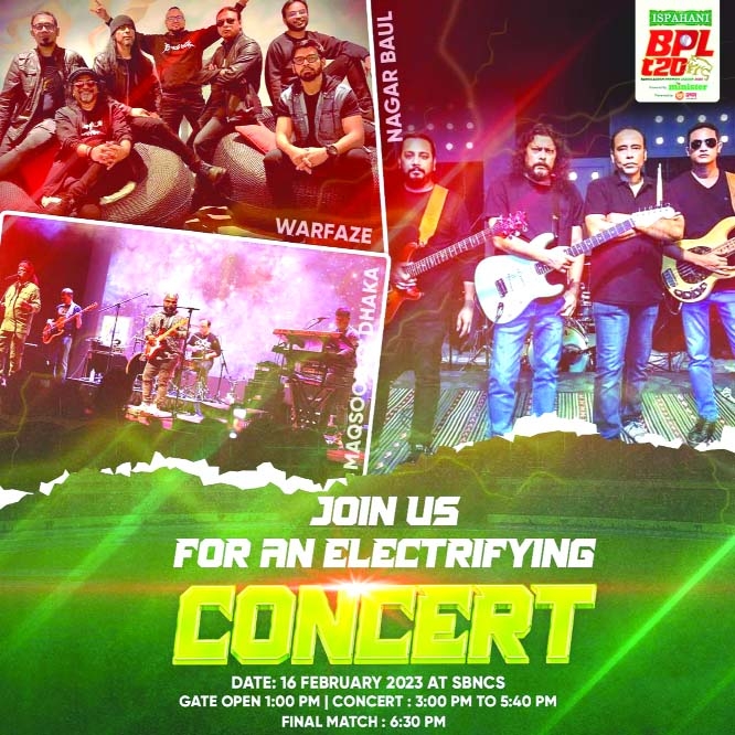 James-Warfaze-Maqsood to perform in the BPL final | The Asian Age ...