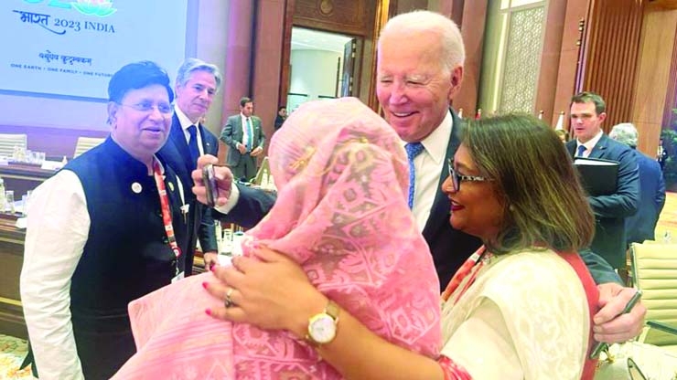 Why so much hue and cry over Sheikh Hasina's selfie with Joe Biden ...