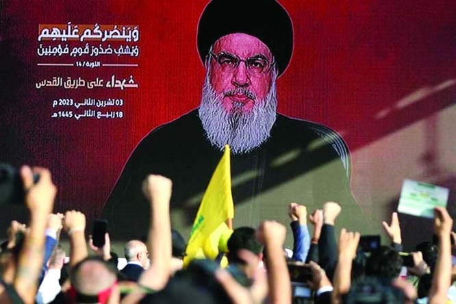 Hezbollah chief tells US 'we are ready to face your fleet' | The Asian ...