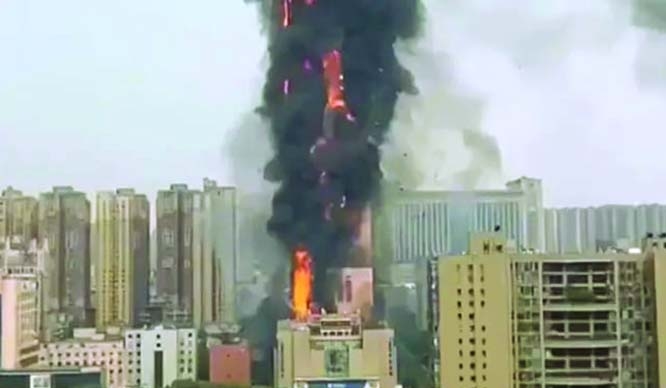 '26 dead, dozens hospitalised in China building fire' | The Asian Age ...
